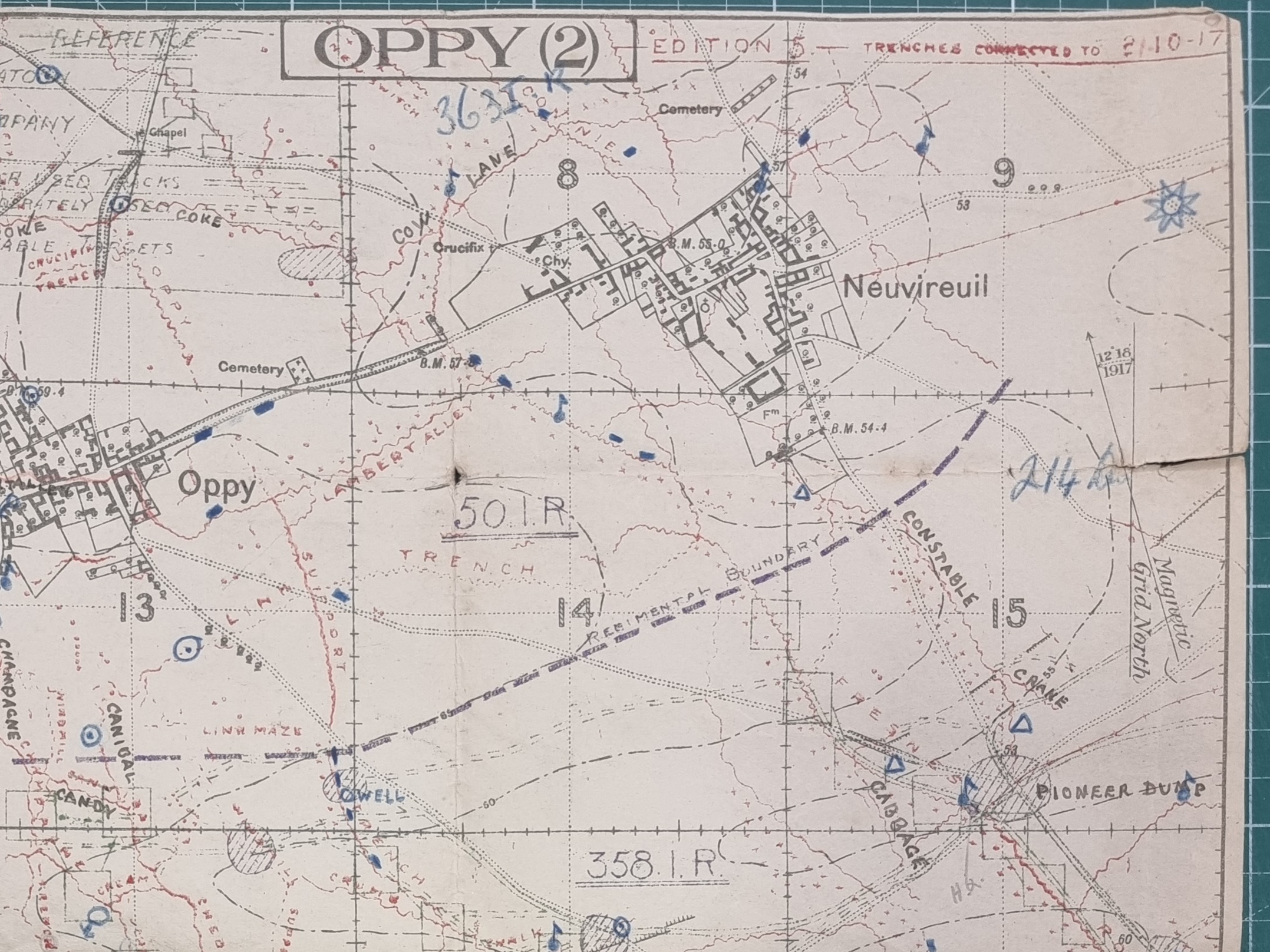 World War 1 Trenches Map Drawings And Maps For First World War