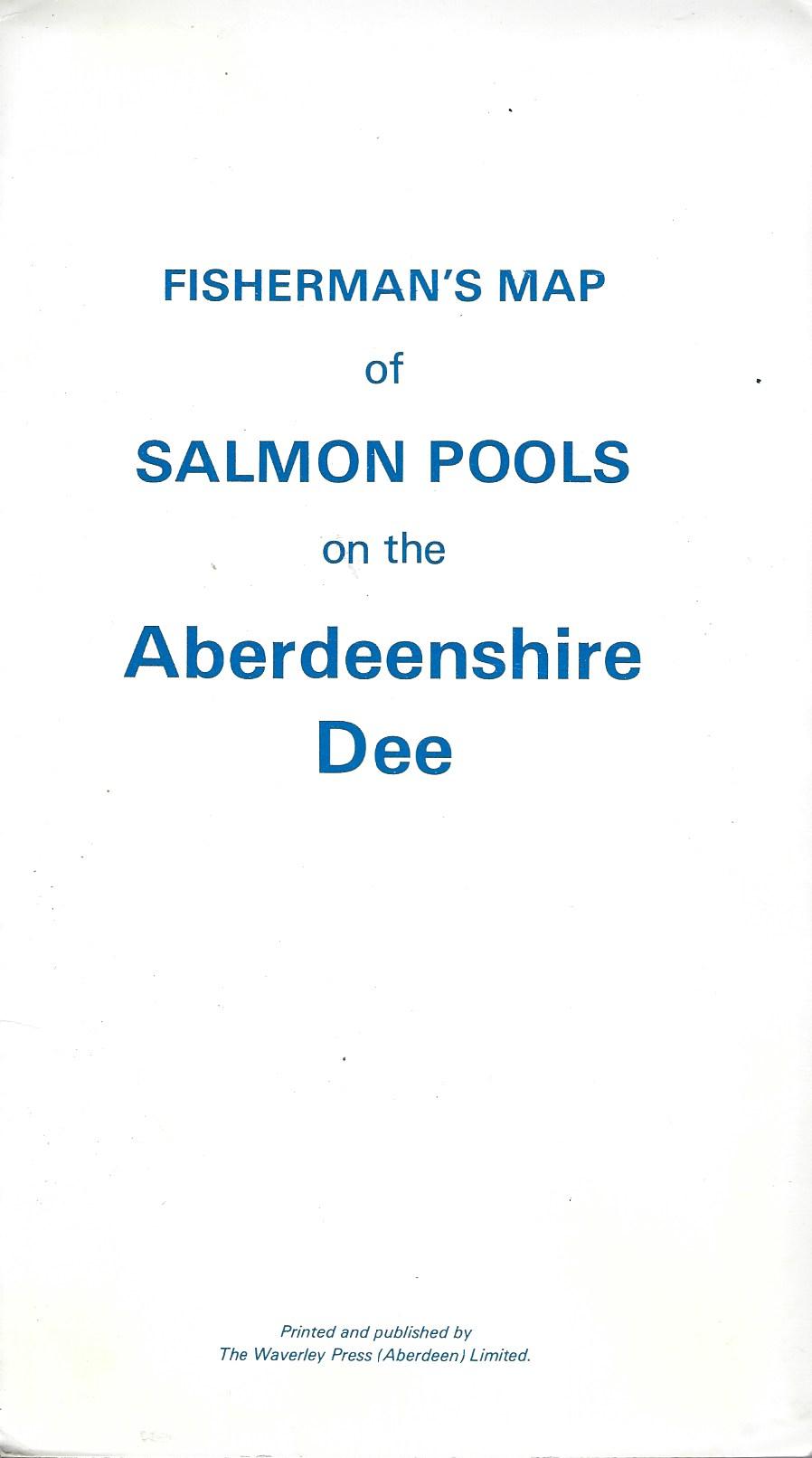 Fisherman's Map of the Seatrout and Salmon Pools on the River Ythan.